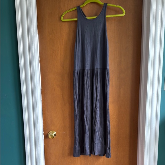 Lou & Grey | Dresses | Lou Grey Gray Halter Midi Sundress | Poshmark